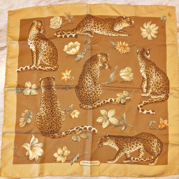 Salvatore Ferragamo | Accessories | Salvatore Ferragamo Leopard Print ...